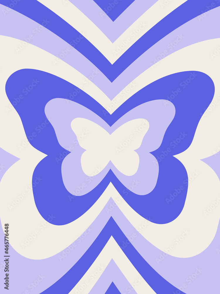 Blue Butterfly Abstract Backgrounds