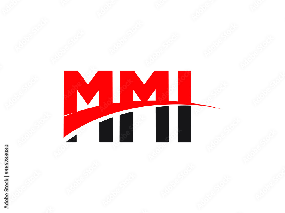 MMI Letter Initial Logo Design Vector Illustration Stock Vector | Adobe ...