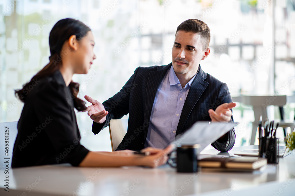 Business People Working Serious