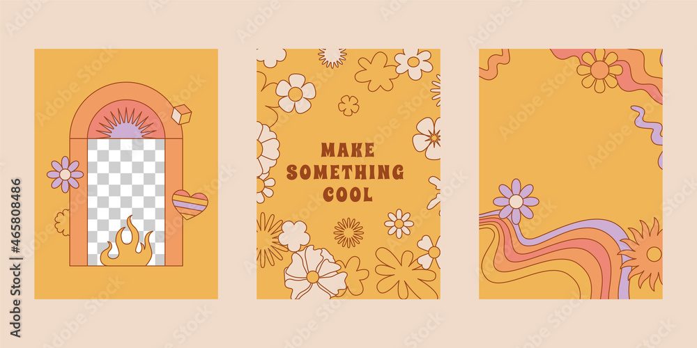Vector set of design elements and illustrations in simple linear style ...
