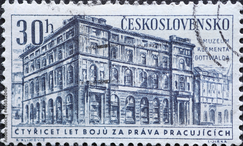 Czechoslovakia Circa 1961 : A postage stamp printed in Czechoslovakia ...