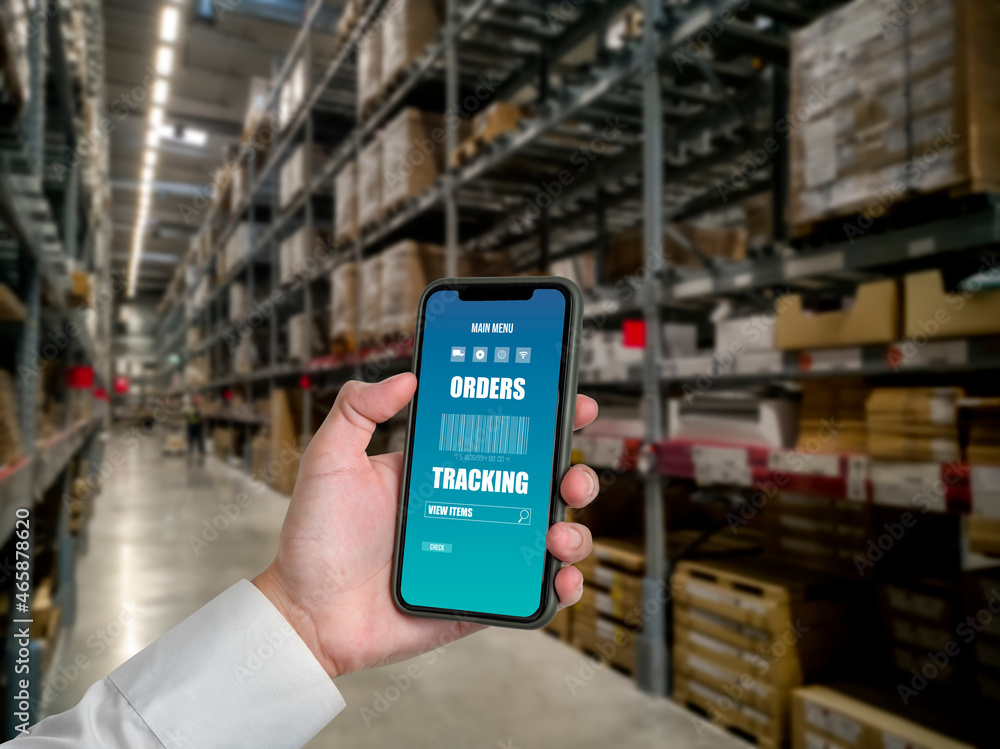 Warehouse management innovative software in computer for real time ...