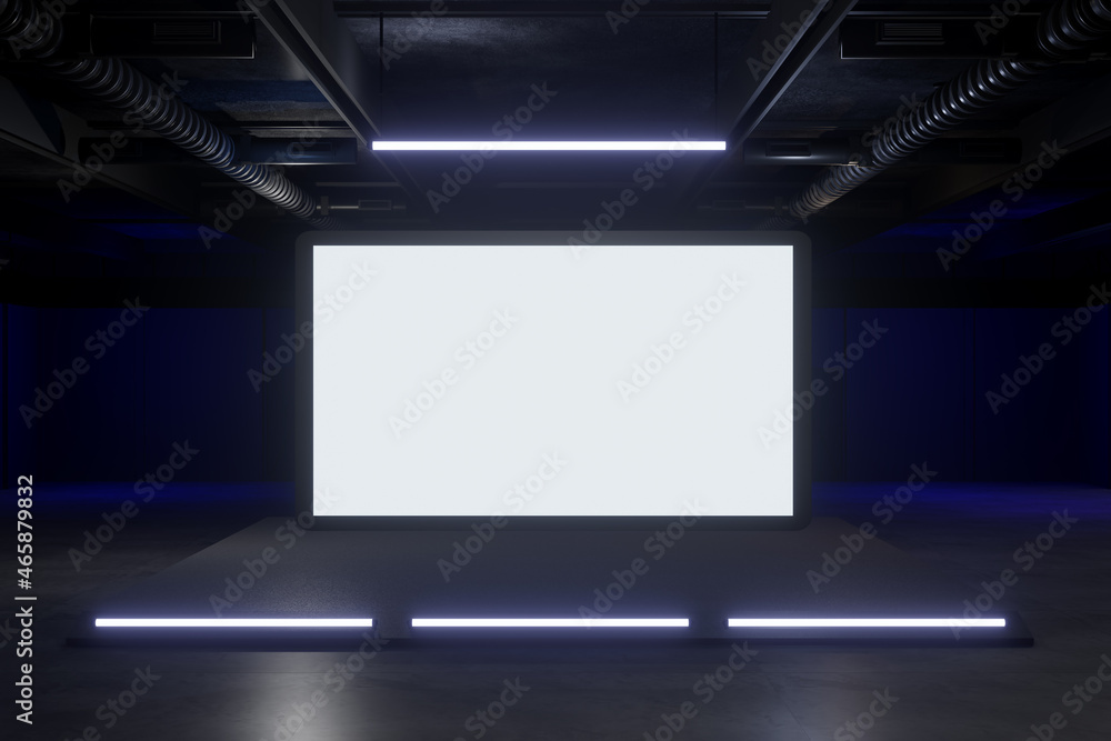 Empty stage Design for mockup and Corporate identity,Display.Platform ...