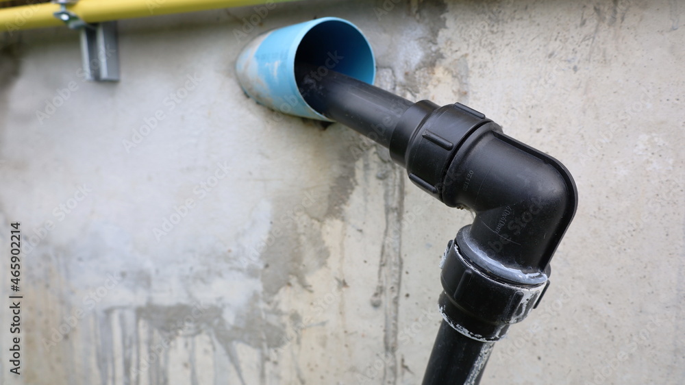 Elbows of plumbing pipes. PB Black Elbow 90 Degree Type Grab Lock ...