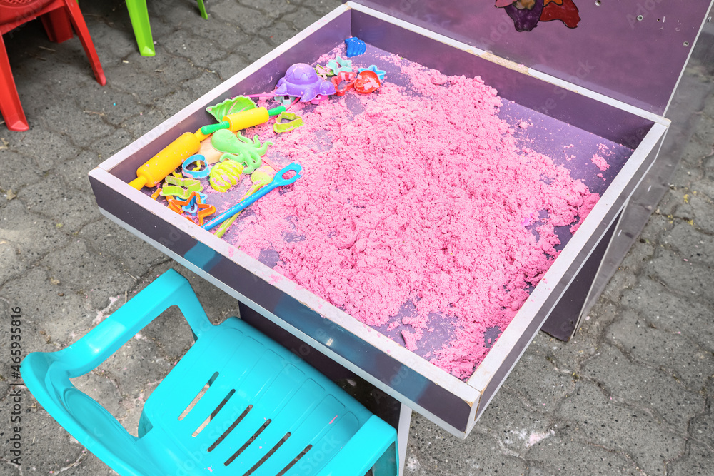 Kinesthetic sand for the development of fine motor skills of children ...