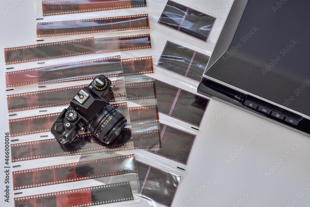 Film photography and scanning photo negatives using a scanner. Film ...