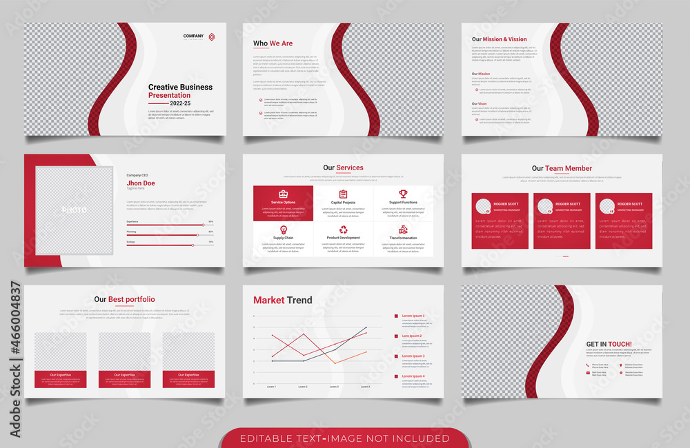 Corporate Business or project proposal presentation template design and ...
