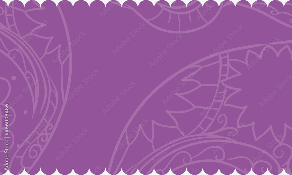 Purple label template of paper with abstract silhouettes, Vector ...