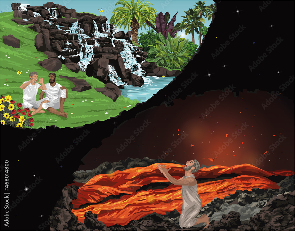 Parable of the Rich Man and Lazarus (Luke 16:19-31) - Rich Man in Hades ...