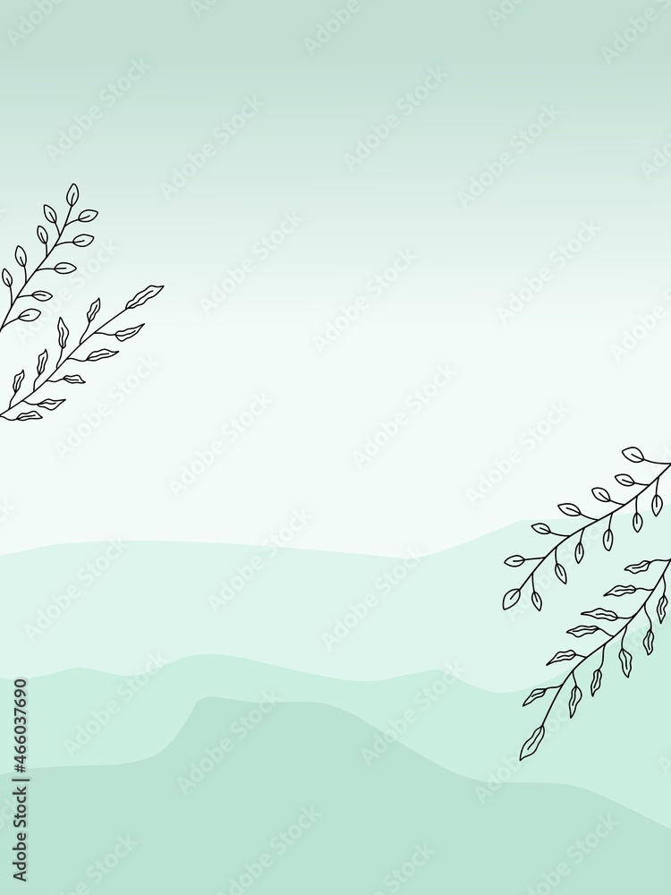 Illustration of plant background design for any background related to ...