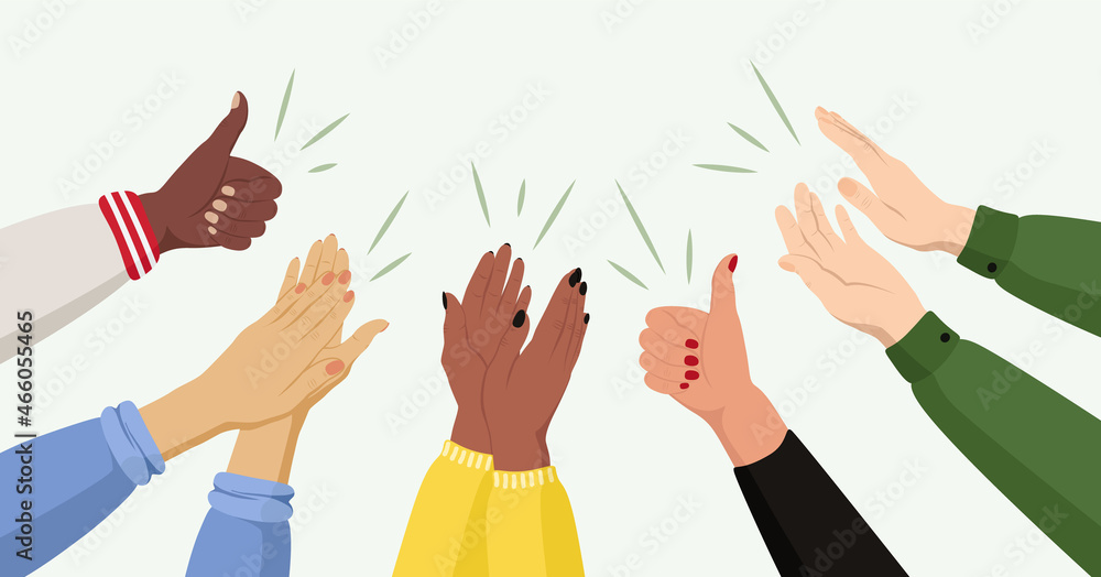 People Clapping And Cheering