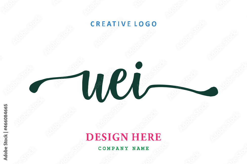 UEI lettering logo is simple, easy to understand and authoritative ...