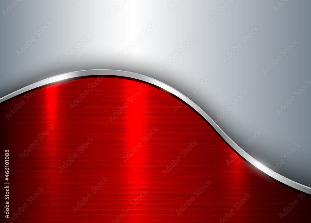 Red Brushed Metal Texture