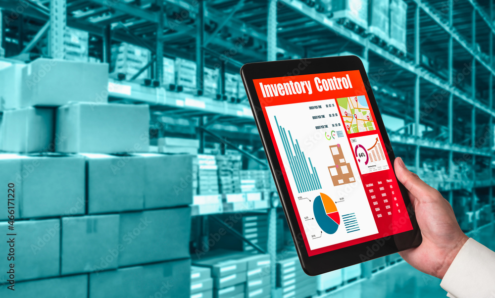 Warehouse management innovative software in computer for real time ...