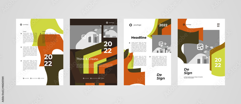 Attractive background, for company business ads, layout template design ...