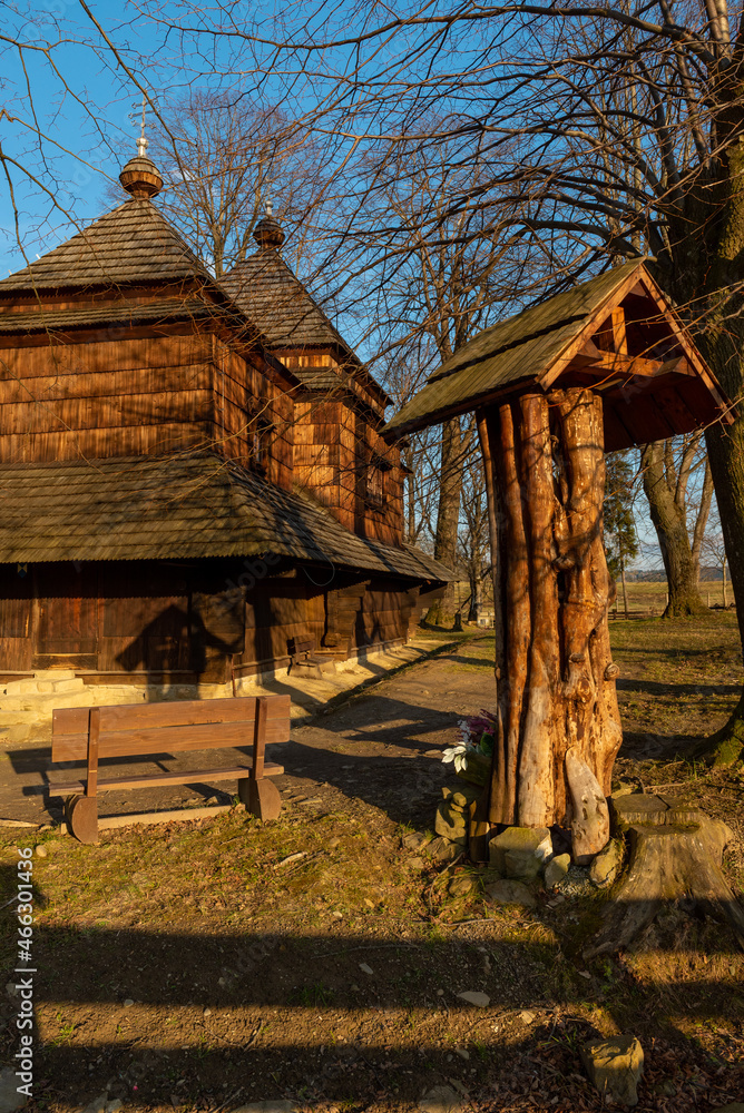 Orthodox church of Saint Michael the Archangel in Smolnik near San , it ...