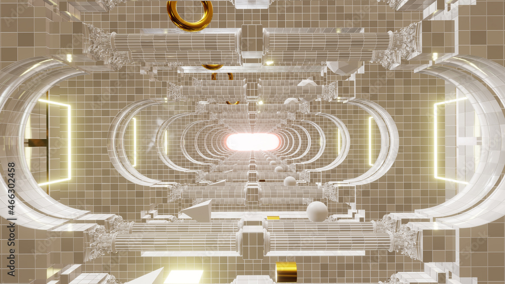 3D illustration Background for advertising and wallpaper in ...