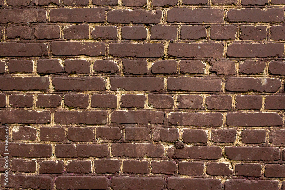 Abstract texture of a brick wall, maroon color with dirty spots for the ...