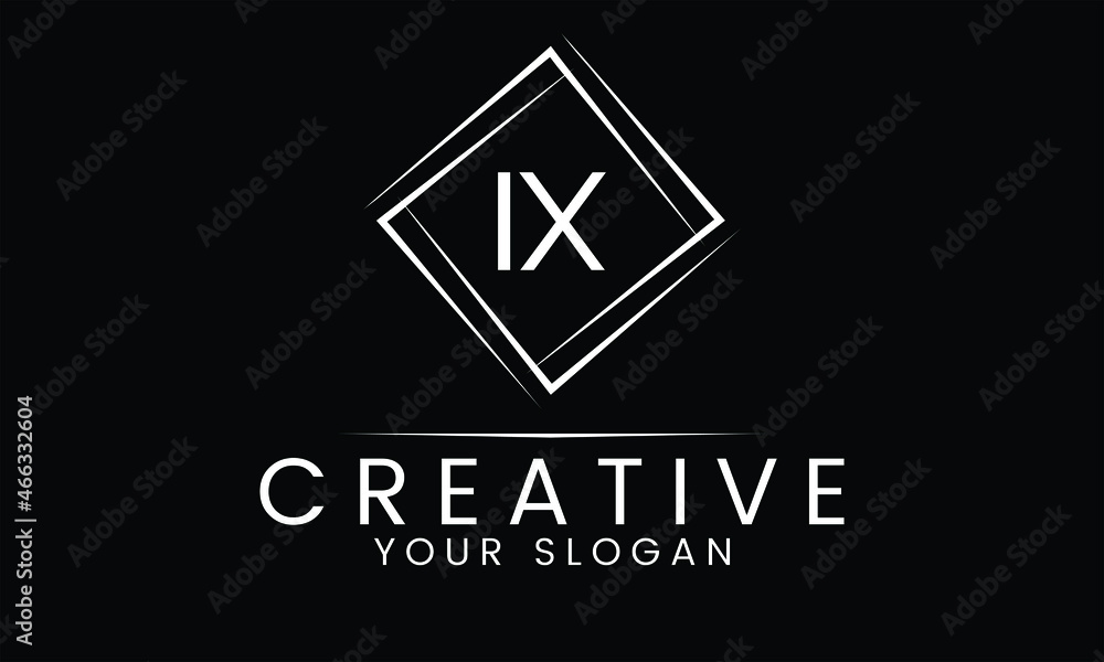 IX Logo Letter design template, Letter ix logo company design, Alphabet ...