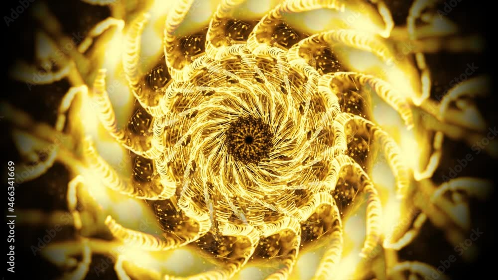 gold particles abstract background with shining golden floor particles ...