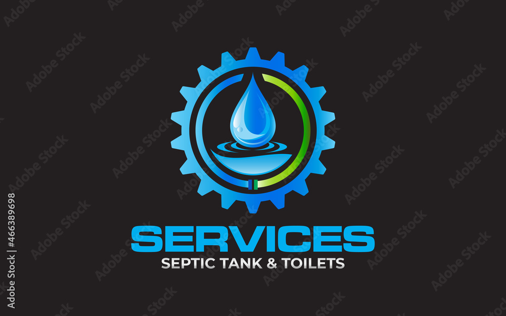 Illustration graphic vector of septic tank clean service logo design ...