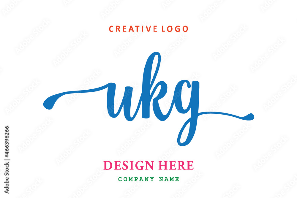 UKG lettering logo is simple, easy to understand and authoritative ...