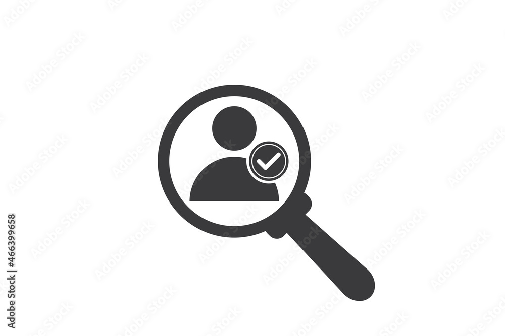 Looking For Someone Qualify. Find People. Focus. Zoom. Research. Icon ...