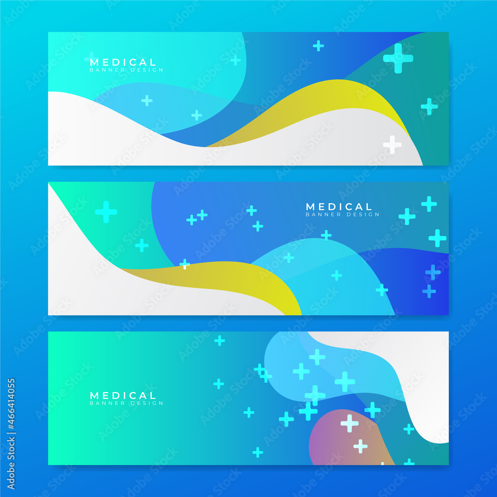 Abstract medical background with health icons and symbols. Template ...