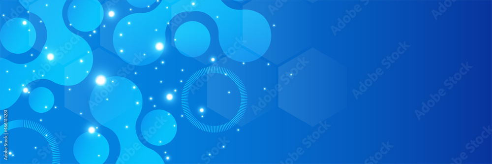 Abstract medical banner background. Template design with concept and ...