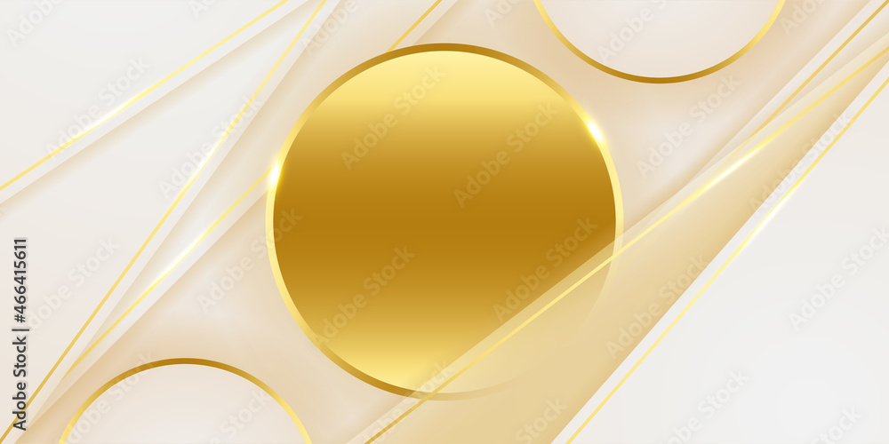 Abstract luxury gold background with threads. Luxury polygonal pattern ...