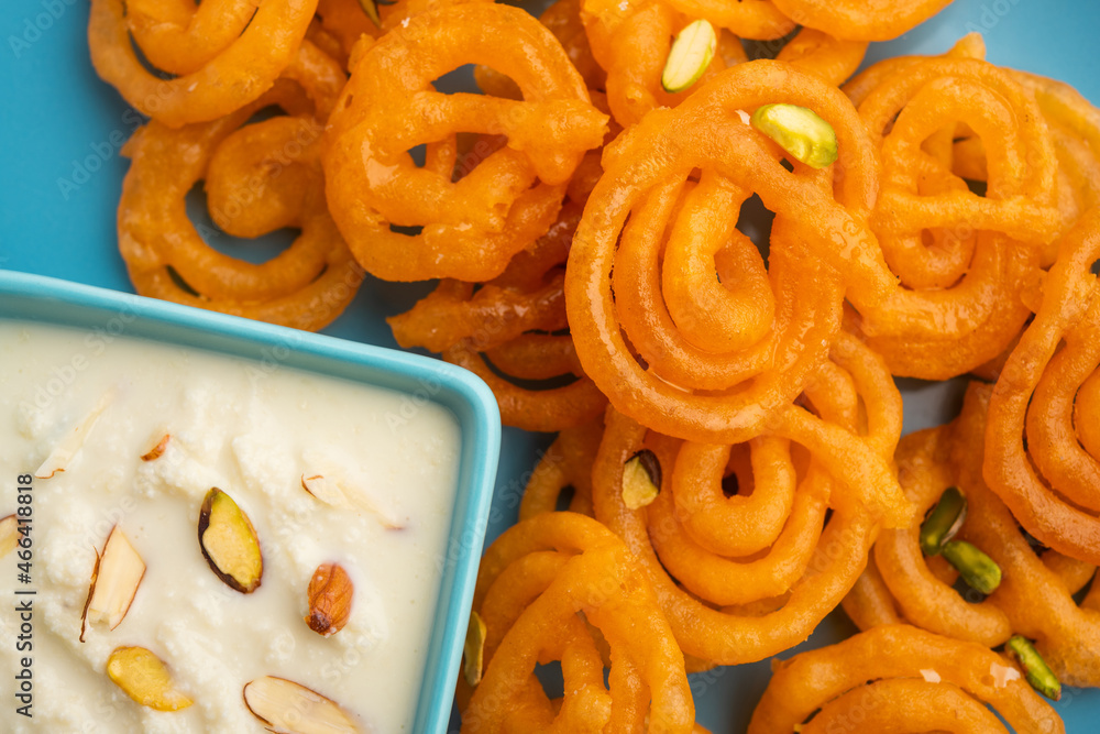 Jalebi With Rabri