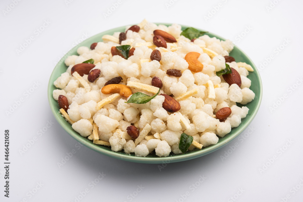 Sabudana Fried Chivda or farsan for Vrat or upwas Stock Photo | Adobe Stock