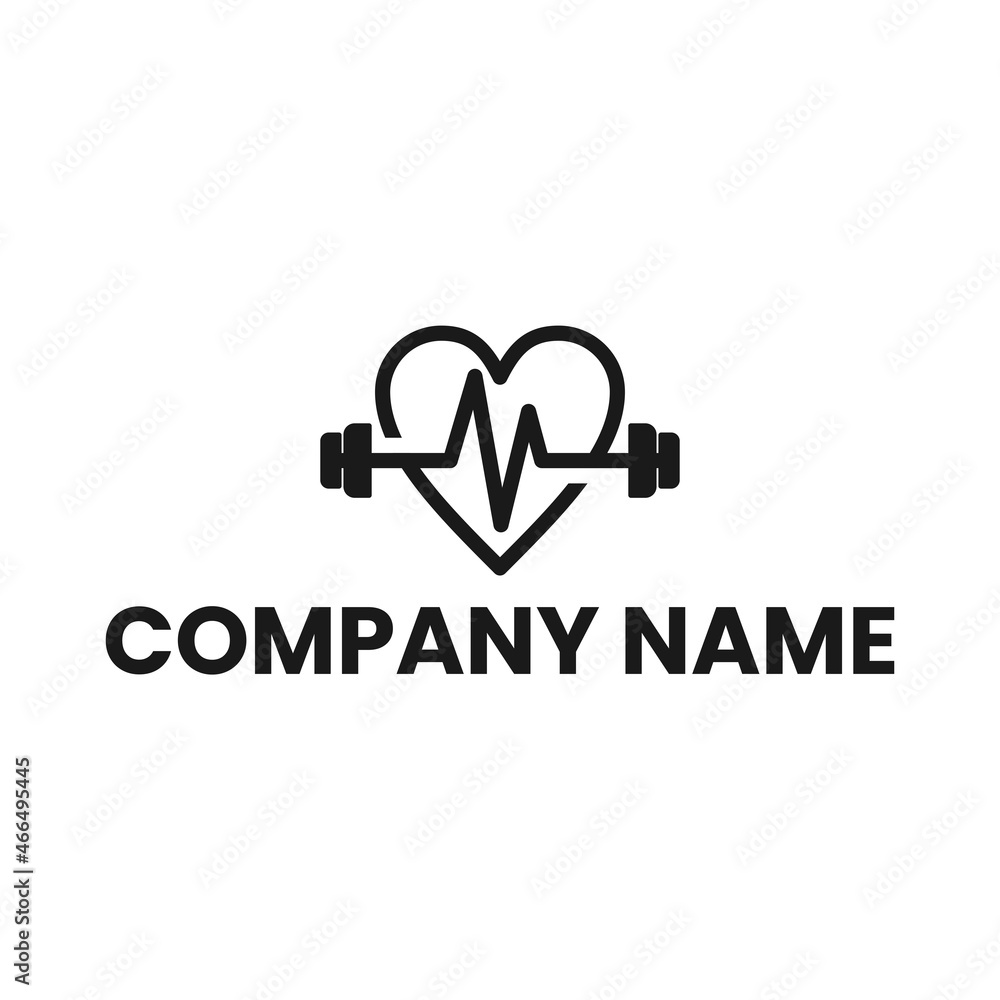 Healthy Fitness Logo, Gym Logo Vector, Lifestyle logo icon Stock Vector ...