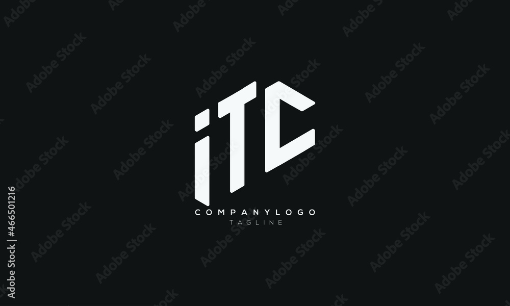 ITC, TIC, CTI, Abstract initial monogram letter alphabet logo design ...