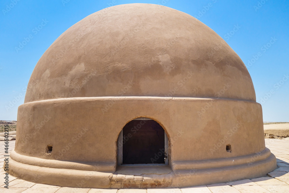 Dome over an antique Buddhist stupa (it's partially visible in the ...