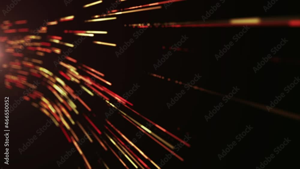 2D animation design of the digital data flow concept. This animation ...