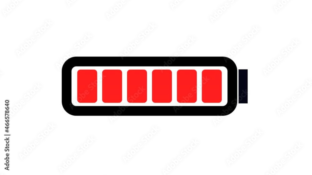Vidéo Stock 3 Different Colors Of Battery Loading. Rechargeable Battery ...