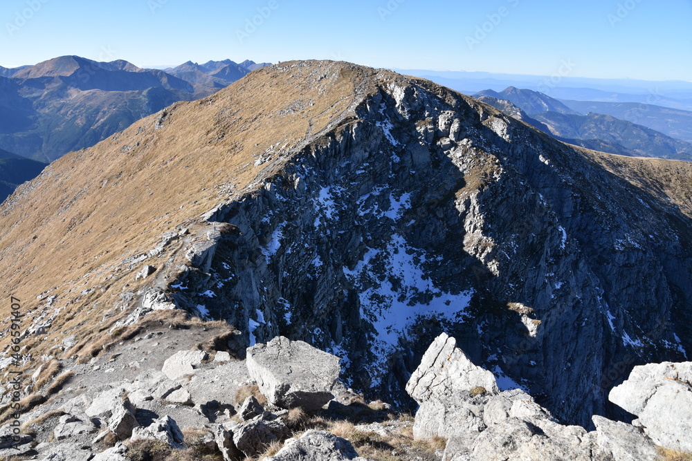 Tatry, góry, Park Narodowy, Czerwone Wierchy, krajobraz, Stock Photo ...
