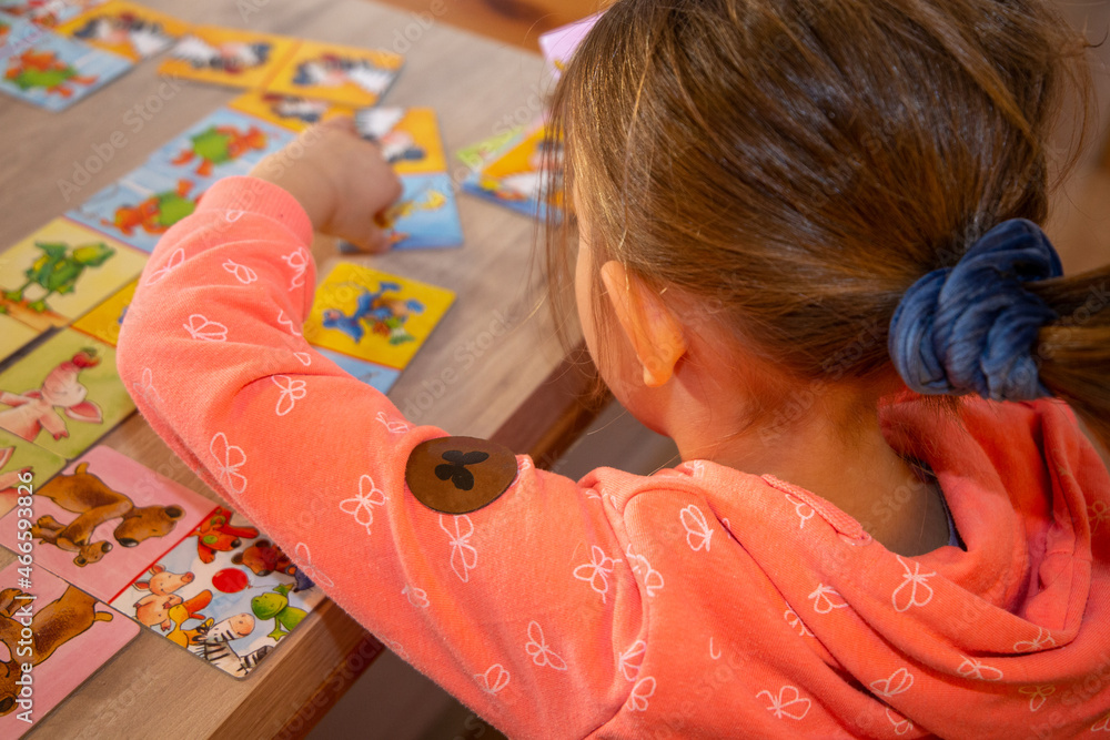 Symbol image: Child playing for language support in speech therapy ...
