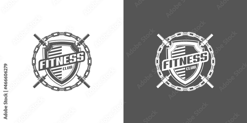 logo athletic club for bodybuilding, powerlifting, weightlifting ...