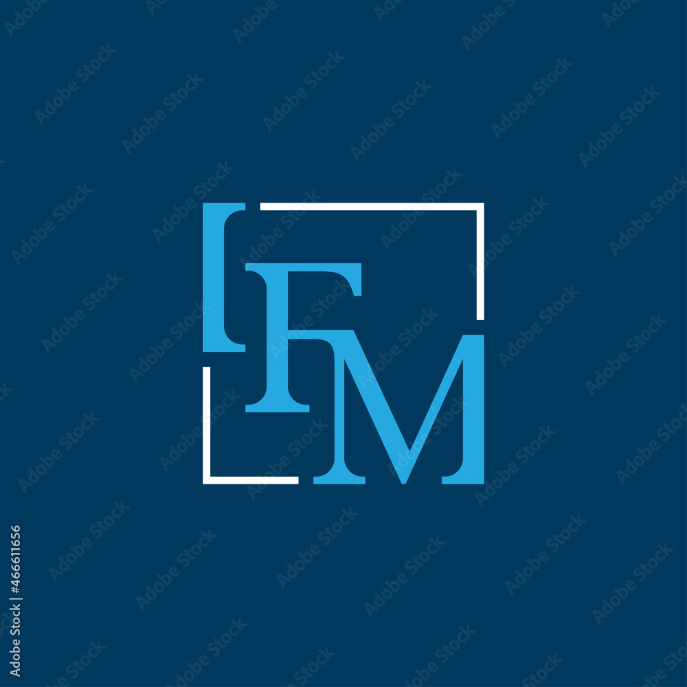 initial letter IFM square logo vector Stock Vector | Adobe Stock