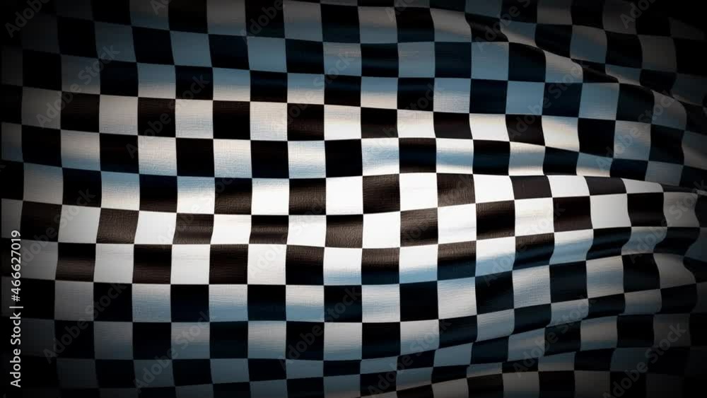 Animation Pirate flag is waving seamless loop. Pirate flag racing flag ...