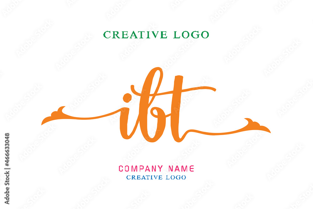 IBT lettering logo is simple, easy to understand and authoritative ...