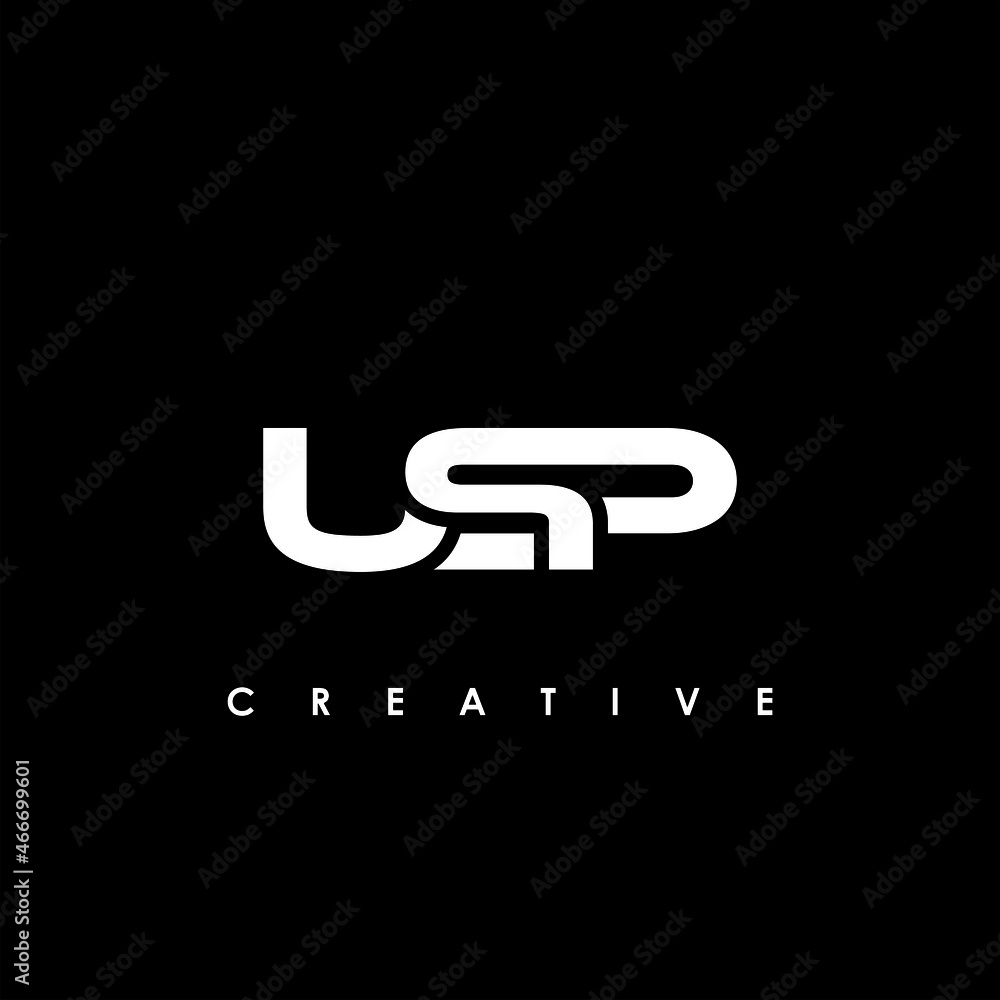 USP Letter Initial Logo Design Template Vector Illustration Stock ...