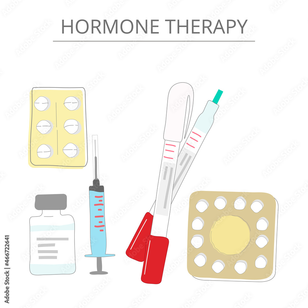 vector illustrations for gynecology. In vitro fertilization treatment ...