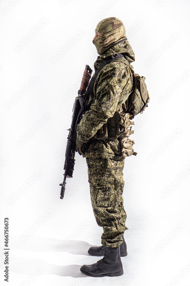 Members of the Special Forces unit. Russian Special Operations fighter ...