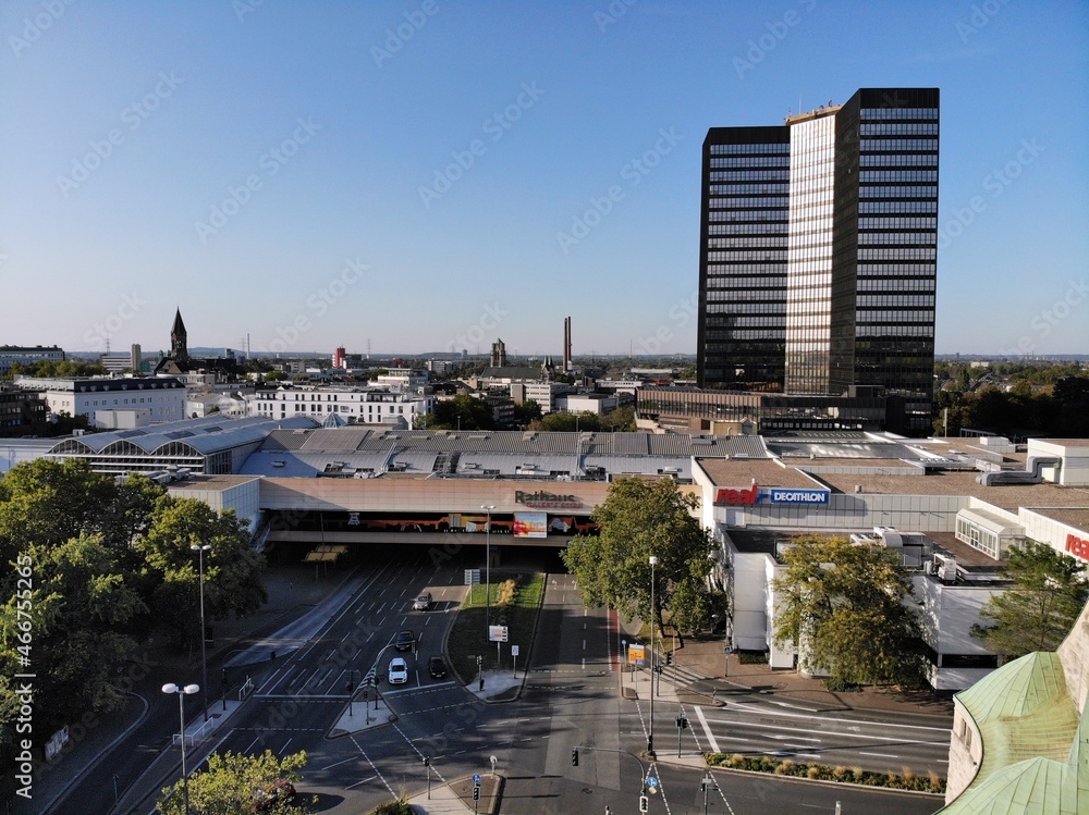 ESSEN, GERMANY - SEPTEMBER 20, 2020: City Hall (Rathaus) of Essen ...