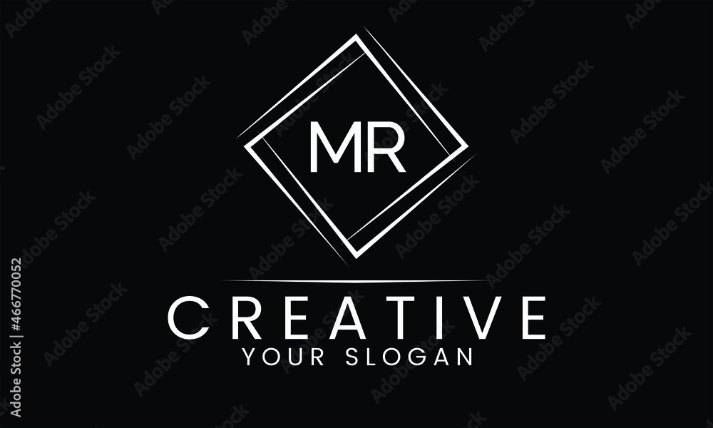 MR Logo Letter design template, Letter mr logo company design, Alphabet ...