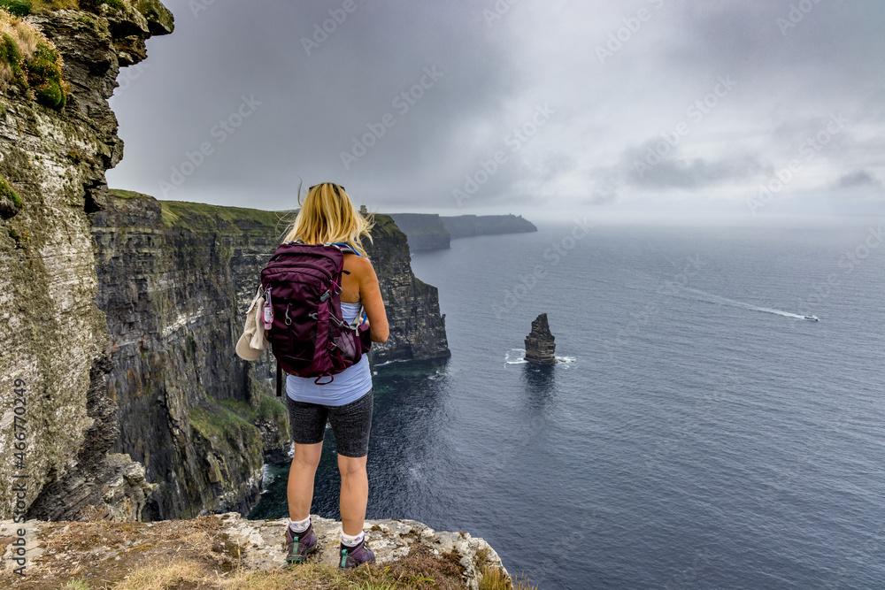 The Wild Atlantic Way, Cliffs of Moher, cliff walk, The Burren Way ...