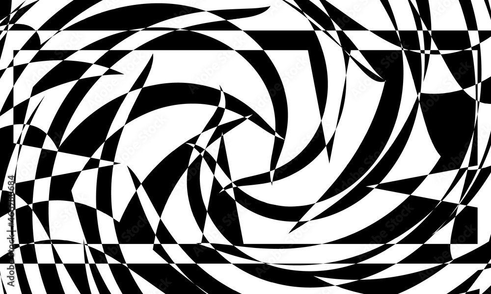 patterns in the style of op art wallpaper for design Stock Vector ...